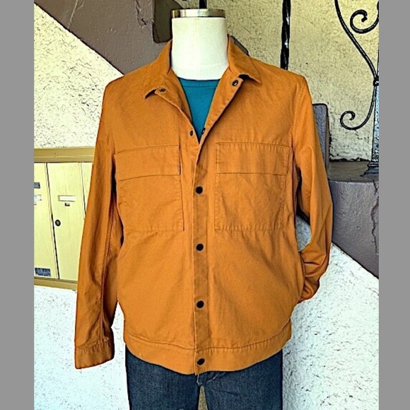 COS | Jackets & Coats | Cos Mens Cotton Blend Twill Chore Coat In ...